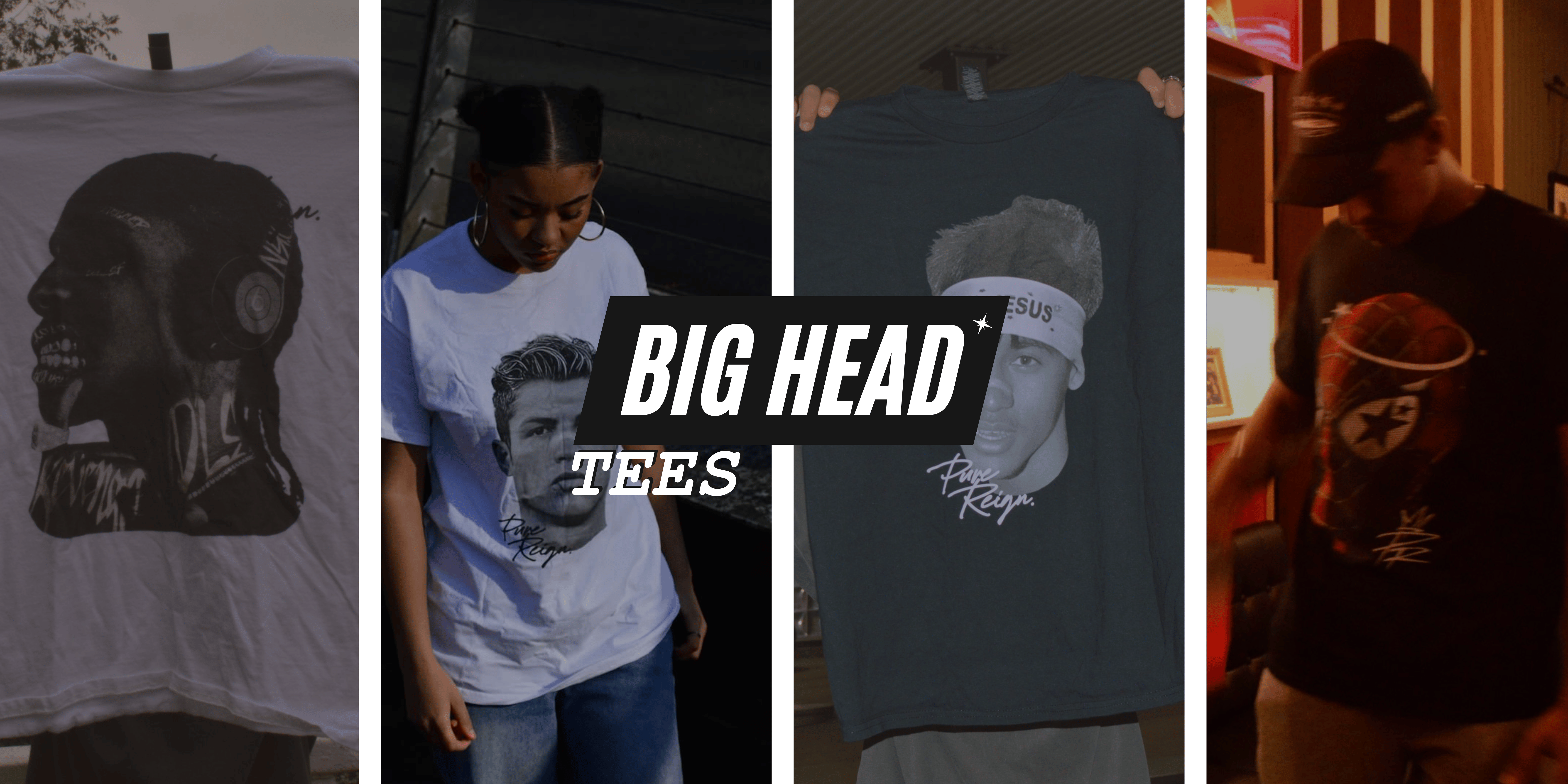Big Head Graphic Tees | Unique, Bold & Trendy Designs – PureReign Clothing